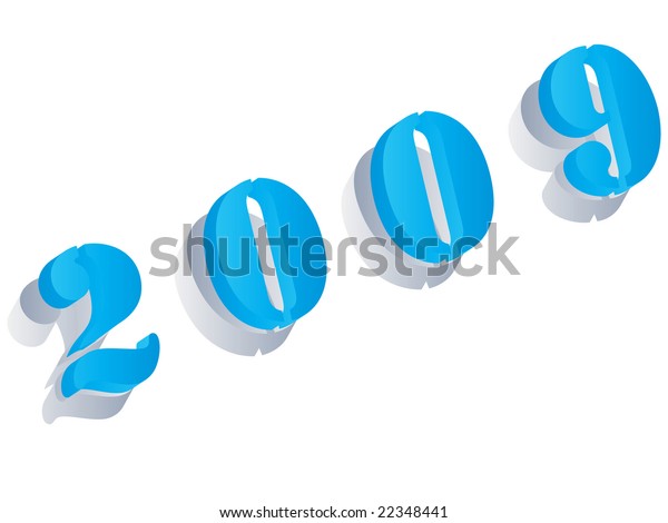 2009 Text Stock Illustration 22348441 | Shutterstock