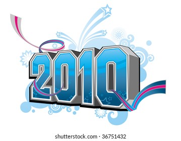 2010 Year Theme Background Stock Illustration 36751432 | Shutterstock