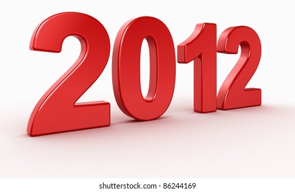 2012 Written 3d Plastic Stock Illustration 86244169 | Shutterstock