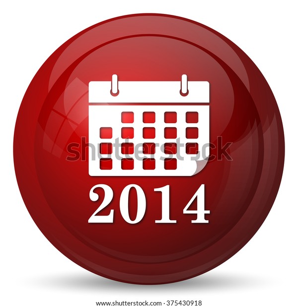 2014 Calendar Icon Internet Button On Stock Illustration 375430918 ...