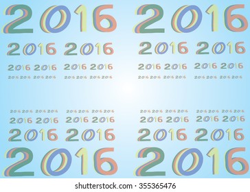 2016 Background Stock Illustration 355365476 | Shutterstock