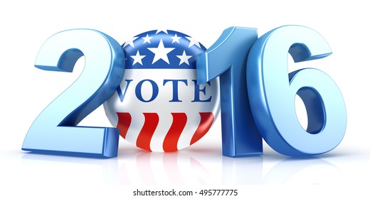 2016 Election 3d Rendering Stock Illustration 495777775 | Shutterstock