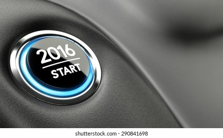 2016 Push Button Concept New Year Stock Illustration 290841698 ...