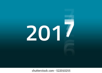 2017 Begins Background Stock Illustration 522010255 | Shutterstock