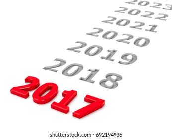 2015 Future Represents New Year 2015 Stock Illustration 217412920
