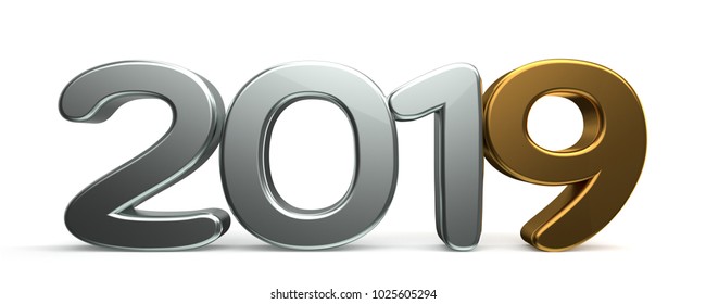 2019 Bold Letters 3d Rendering Stock Illustration 1025605294 | Shutterstock