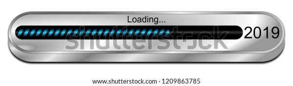 2019 Loading Bar 3d Illustration 스톡 일러스트 1209863785 | Shutterstock