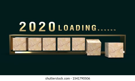 2020 Loading 3d Rendering Holiday Content Stock Illustration 1541790506 ...