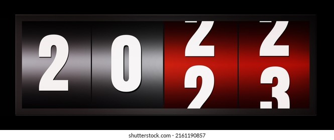 Stock ilustrace „2022 2023 Countdown Timer Isolated On“ 2161190857 ...