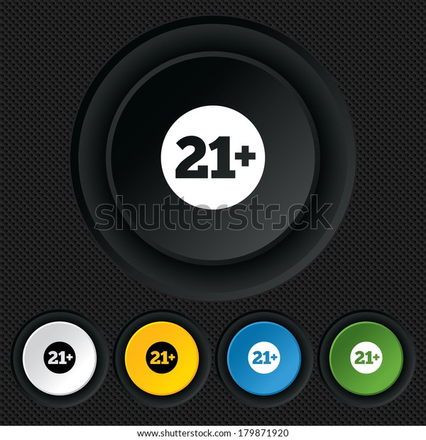 21 Plus Years Old Sign Adults Stock Illustration 179871920 | Shutterstock
