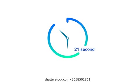 21 Second Clock Icon Templates – Free Editable Designs | PikWizard