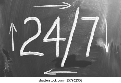 247 Concept Stock Illustration 157962302 | Shutterstock