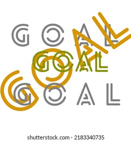 27 de julio de 2022:Guión GOAL: ilustración de stock 2183340735 ...