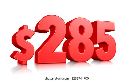 285 Two Hundred Eighty Five Price 스톡 일러스트 1282744900 | Shutterstock