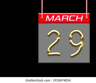 119 29 march calender icon Images, Stock Photos & Vectors | Shutterstock