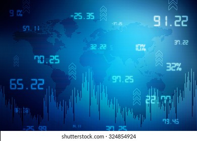2d Business Graph Background Stock Illustration 324854924 | Shutterstock