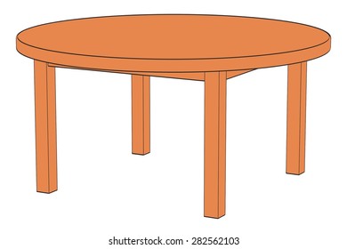 2d Cartoon Image Table: ภาพประกอบสต็อก 282562103 | Shutterstock