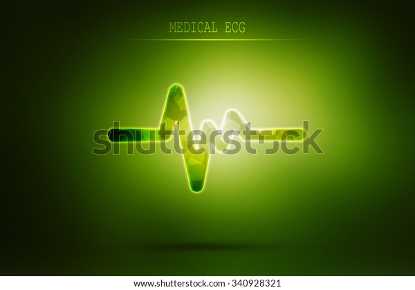2d Ecg Stock Illustration 340928321 | Shutterstock