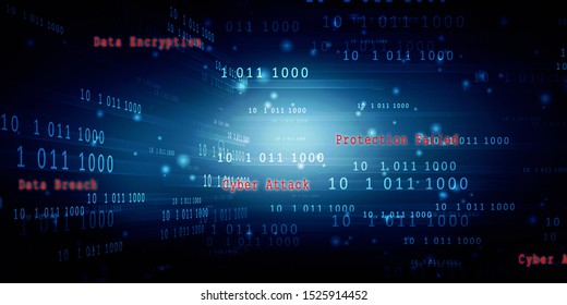 Abstract Tech Background Floating Numbers Hud Stock Illustration ...