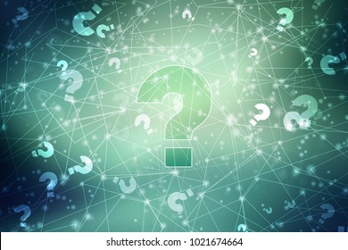 2d Illustration Question Mark Stock Illustration 1021674664 | Shutterstock