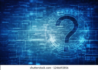 2d Illustration Question Mark Sign 스톡 일러스트 1440017177 | Shutterstock