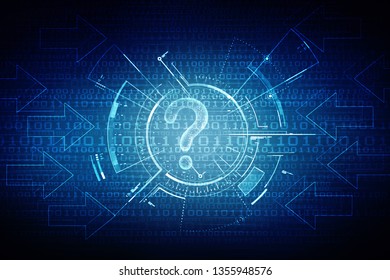 2d Illustration Question Mark 스톡 일러스트 1355948573 | Shutterstock