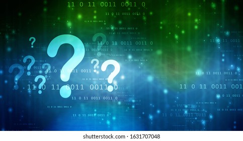 2d Illustration Question Mark Background Stock Illustration 1926144302