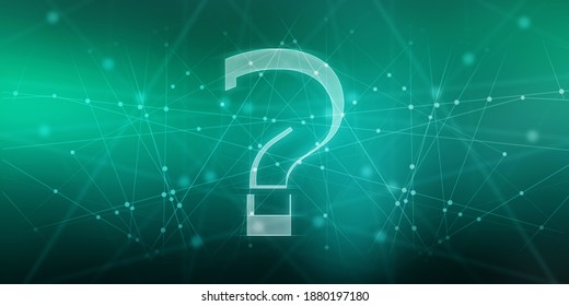 2d Illustration Question Mark Background Stock Illustration 1880197180 ...