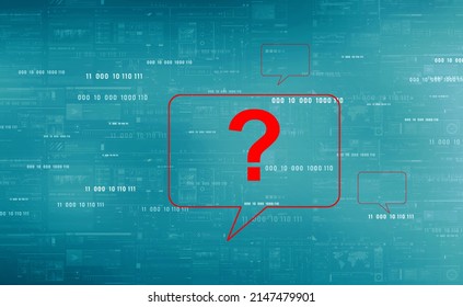 2d Illustration Question Mark Background Stock Illustration 2147479901 ...