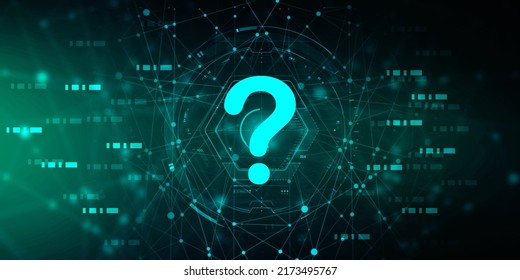 2d Illustration Question Mark Background Stock Illustration 2173495767 ...