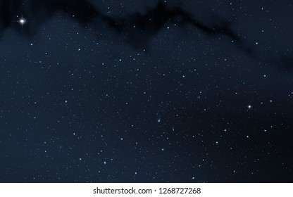 2d Illustration Realistic Star Pattern Deep Stock Illustration ...