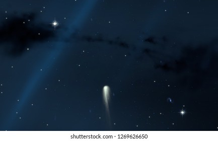 2d Illustration Realistic Star Pattern Deep: ilustración de stock ...