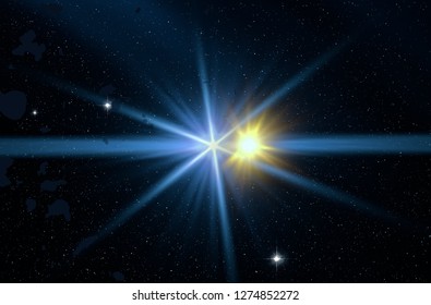 Real Lens Flare Shot Studio Over Stock Photo (Edit Now) 1363564598