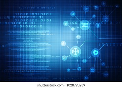 2d Illustration Technology Background Stock Illustration 1028798239
