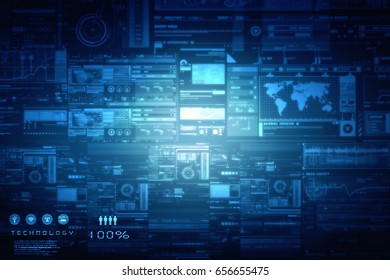 2d Rendering Technology Transmitter Wifi Stock Illustration 1713345049 ...