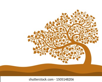 2d Line Drawing Imaginary Tree Stock Illustration 1505148206 | Shutterstock