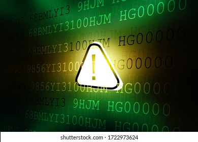2d 렌더링 느낌표 기호 스톡 일러스트 1722973624 | Shutterstock