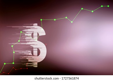 2d Rendering Usd Dollar Symbol Stock Illustration 1727361874 | Shutterstock