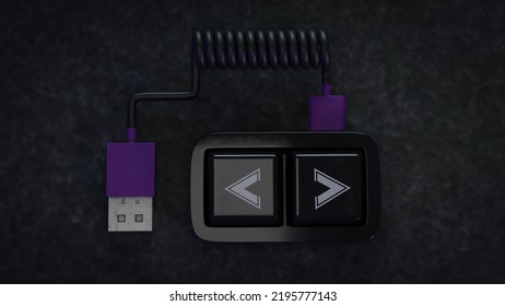 2keys Keyboard Model Render 3d Stock Illustration 2195777143 | Shutterstock