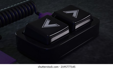 2keys Keyboard Model Render 3d Stock Illustration 2195777145 | Shutterstock