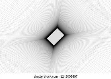 3 Dimensions Grid Line 3d Design Stock Illustration 1242008407 ...