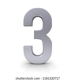 Grey Vector Polygon Three Number Font Stock Vector (Royalty Free ...