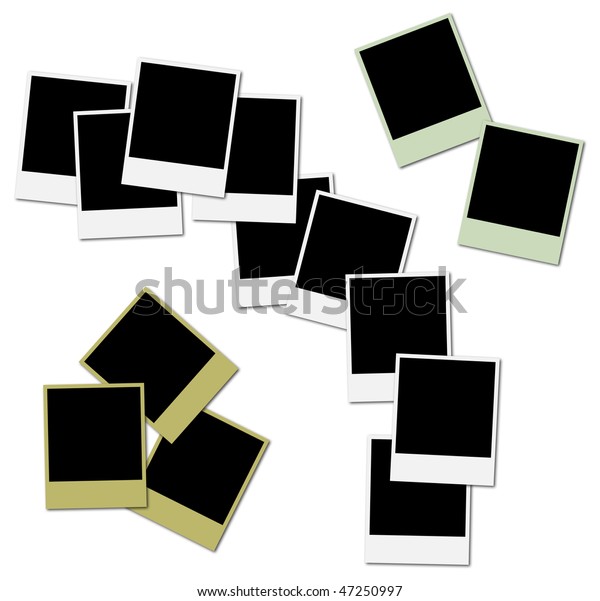 3 Sets Colored Frames Ready Insert Stock Illustration 47250997 ...