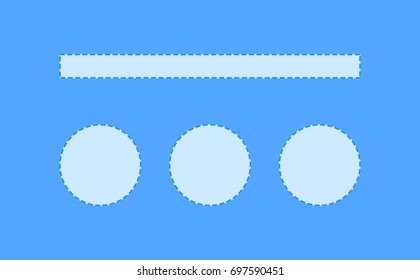 3 Step Process Blue Color Stock Illustration 697590451 | Shutterstock