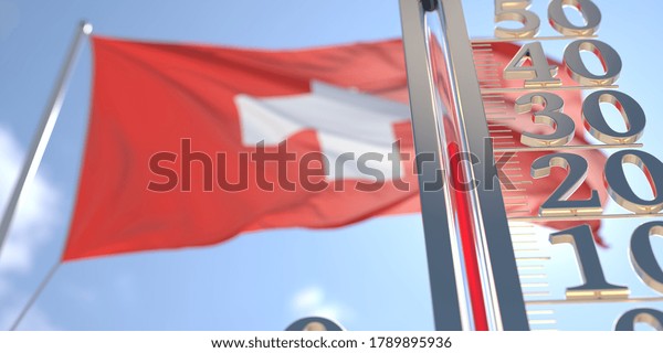 30 Degrees Centigrade On Thermometer Measuring Stock Illustration ...