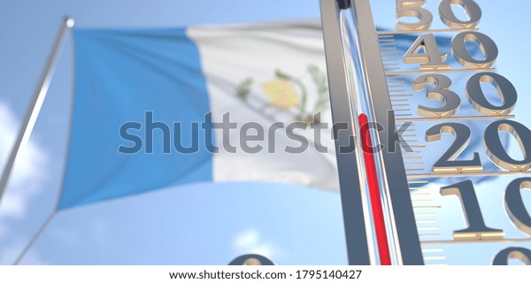 30 Degrees Centigrade On Thermometer Measuring Stock Illustration ...