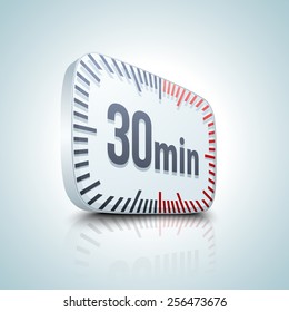 30 Min Timer Stock Illustration 256473676 | Shutterstock