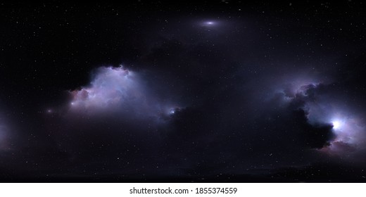 360 Degree Equirectangular Projection Space Background Stock ...