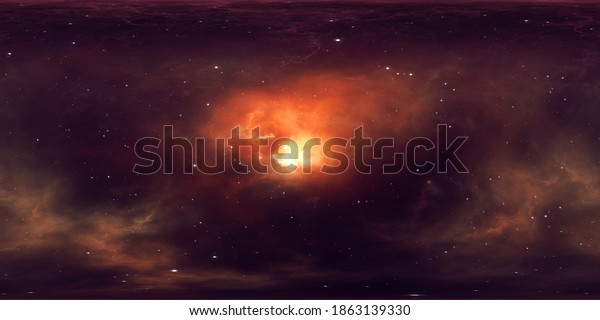 360 Degree Equirectangular Projection Space Background Stock ...