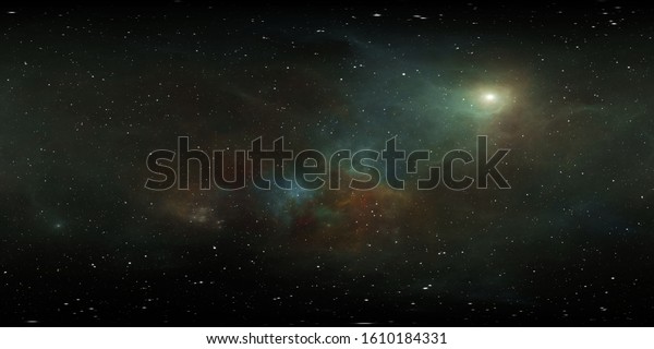 360 Degree Space Background Nebula Stars Stock Illustration 1610184331 ...